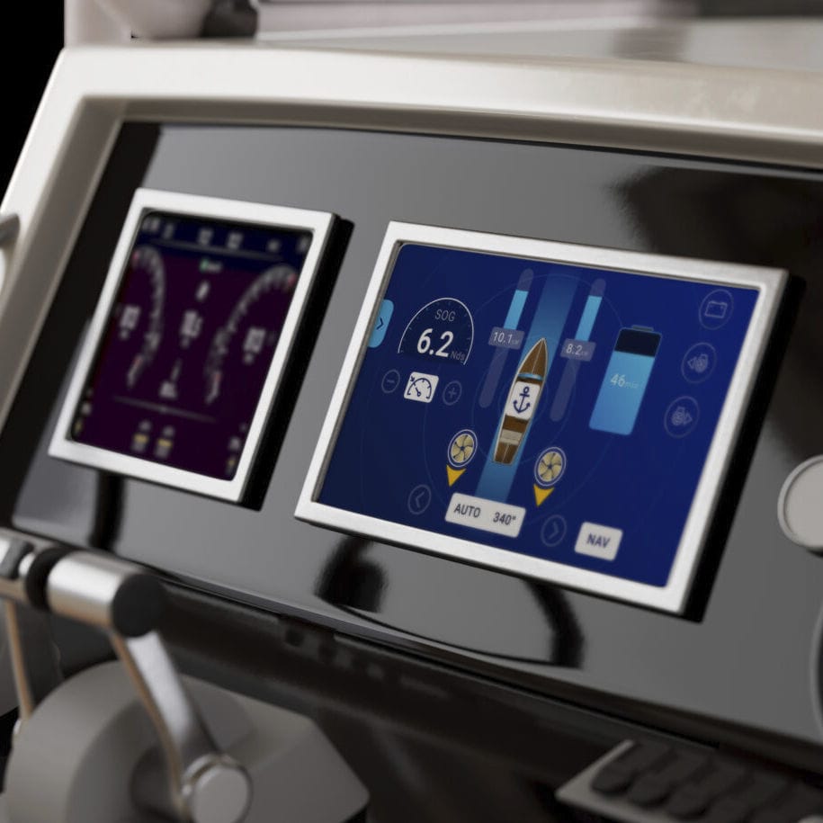 Navigation software - BLUENAV - for boat / for yacht / virtual anchor