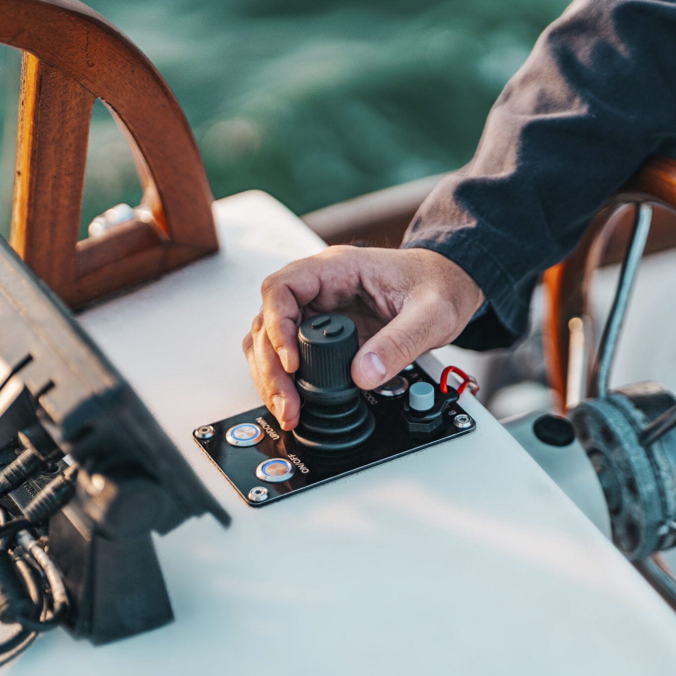 Motor joystick - BLUENAV - for boat / for yacht / for sailboats