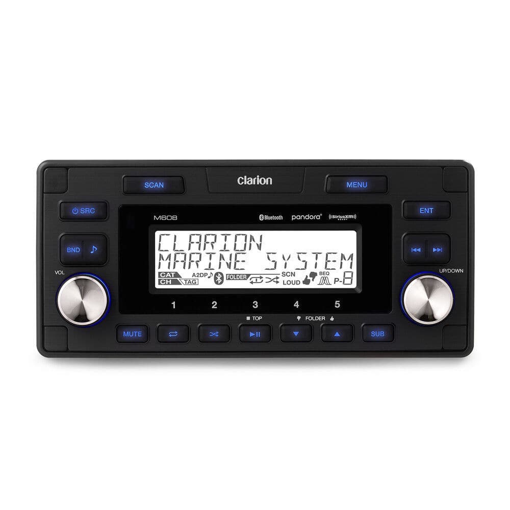 AM marine audio player - M608 - Clarion Marine - FM / MP3 / USB