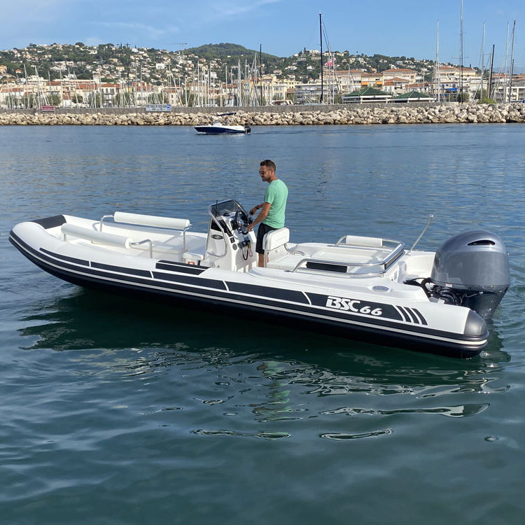Outboard inflatable boat - 66 - BSC COLZANI srl - rigid / center ...