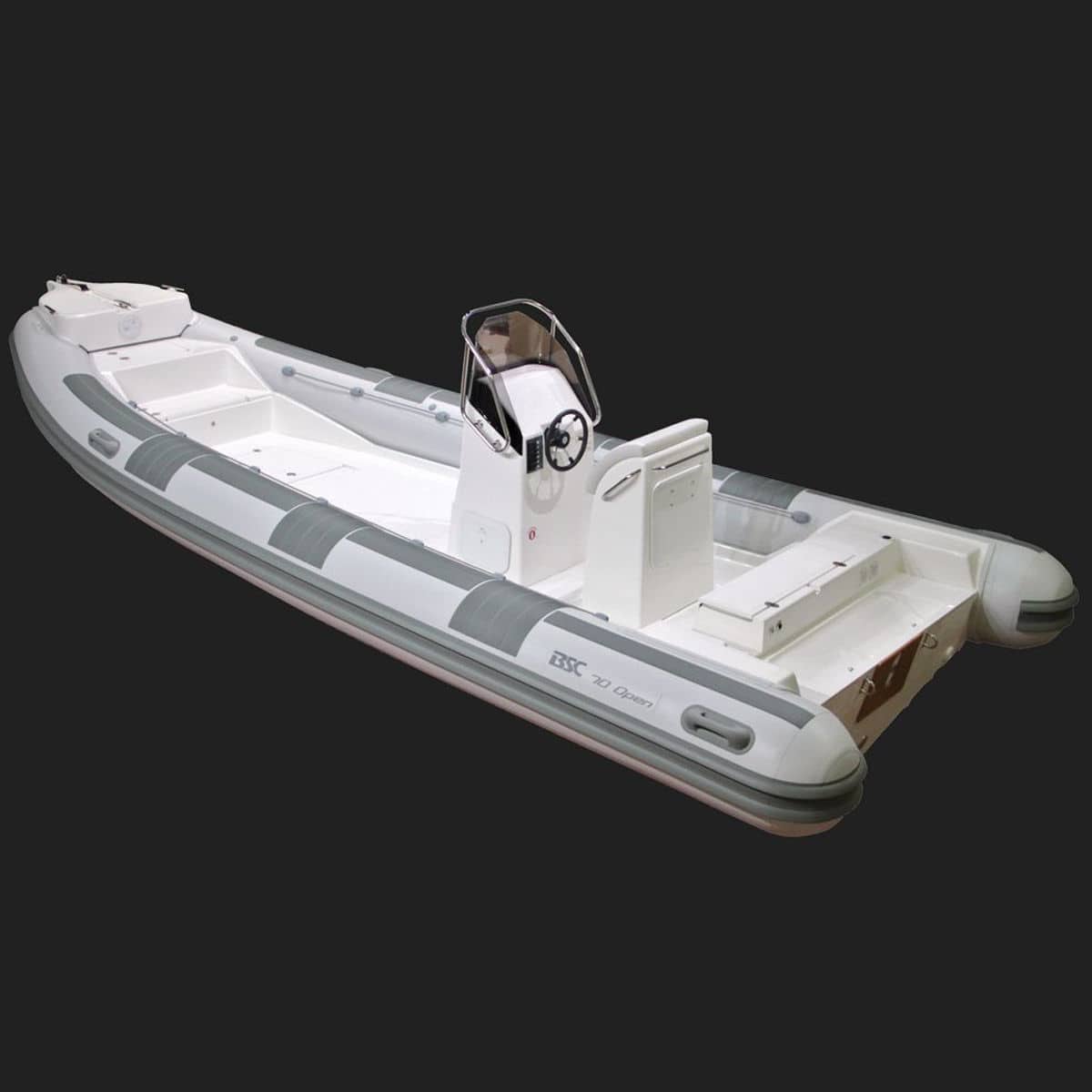 Outboard inflatable boat - 70 - BSC COLZANI srl - rigid / center ...