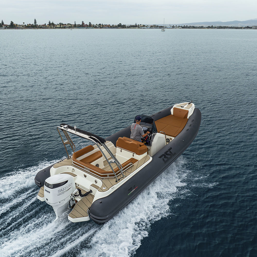 Outboard inflatable boat - 78 - BSC COLZANI srl - rigid / center ...