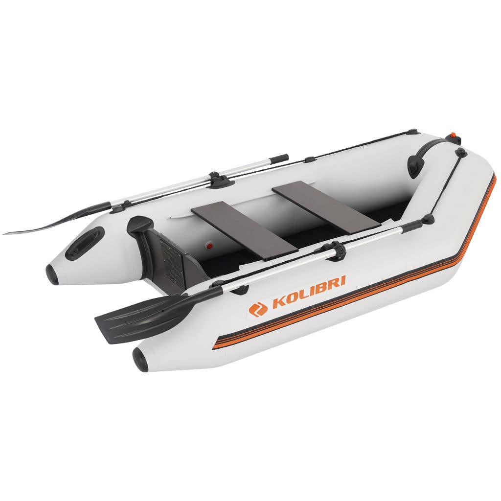 Outboard inflatable boat - KM-245D - KOLIBRI - open / multi-use / touring