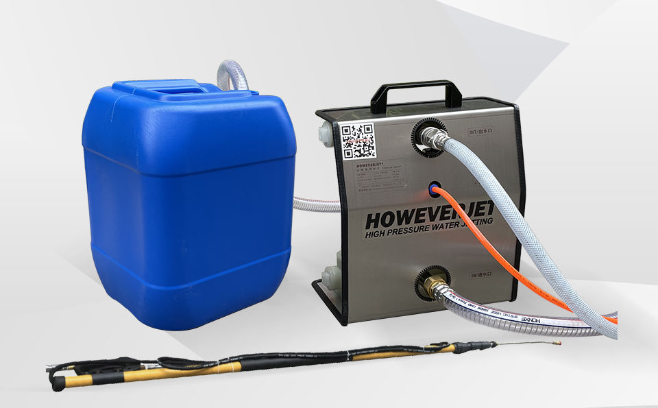 Shipyard high-pressure cleaner - HCP50 - HOWEVERJET - mobile / air drive