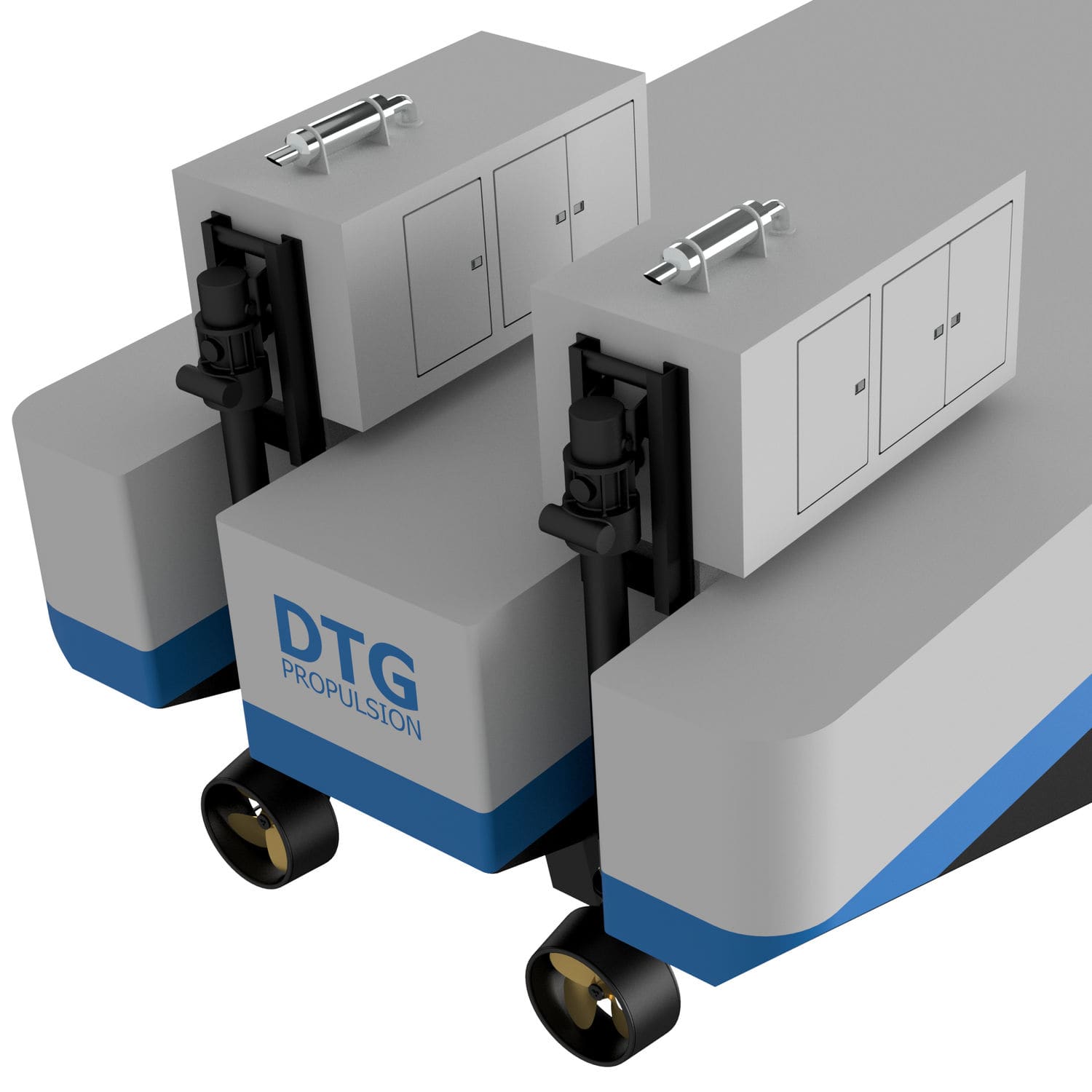 Azimuth thruster - DD-0150..DD-2400 - DTG Propulsion BV - deck-mounted ...