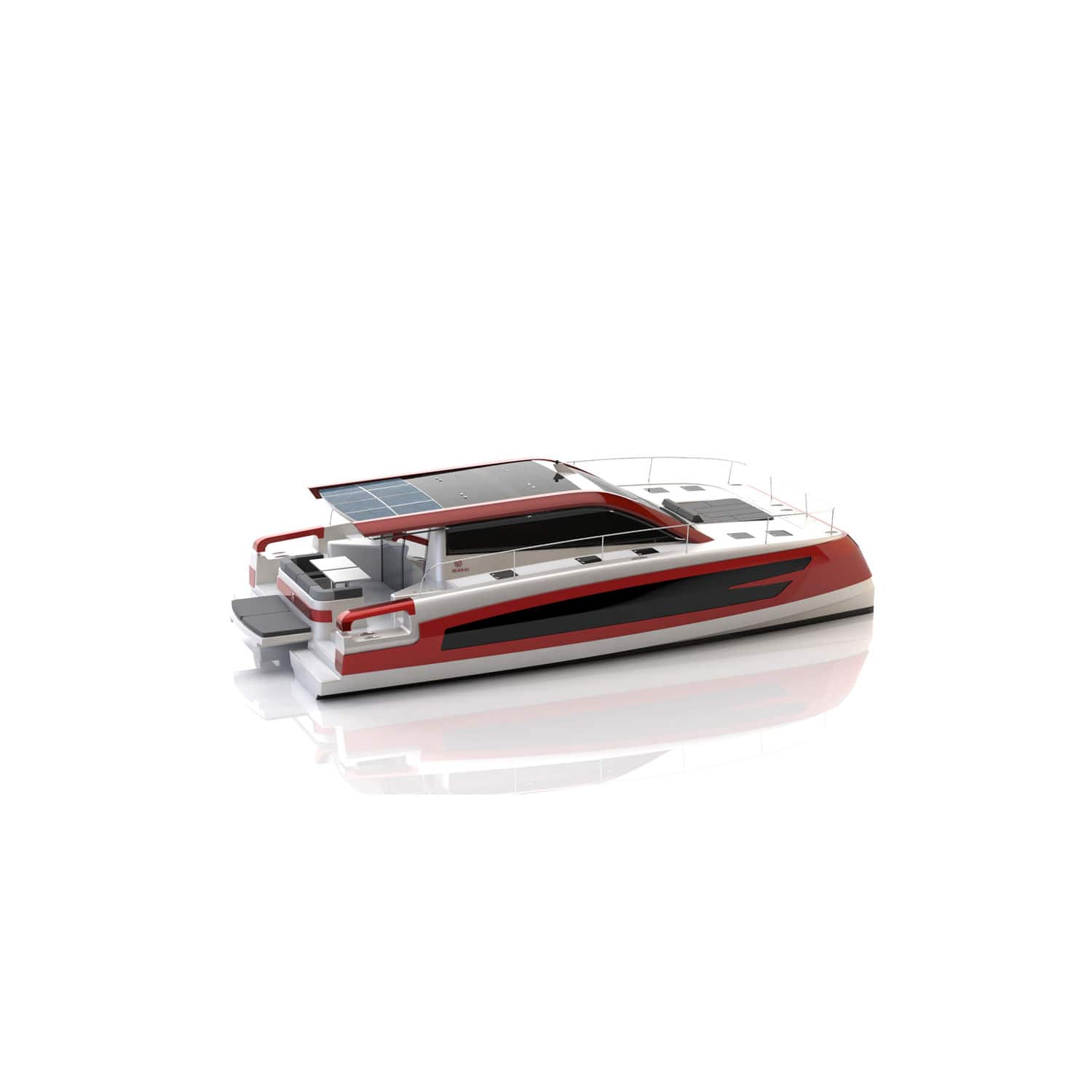 Catamaran cabin cruiser - M45 - MAKAI Yachts - inboard / twin-engine / open