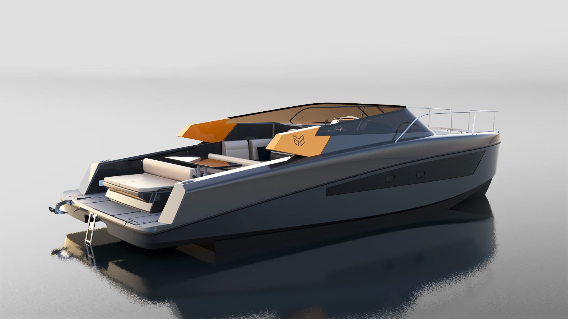 Catamaran express cruiser - M37 OPEN - MAKAI Yachts - inboard / twin ...