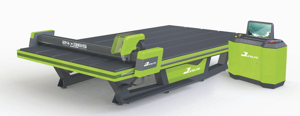 CNC cutting table - Ling Yue series - Anhui Jingling Glass Machinery Co ...