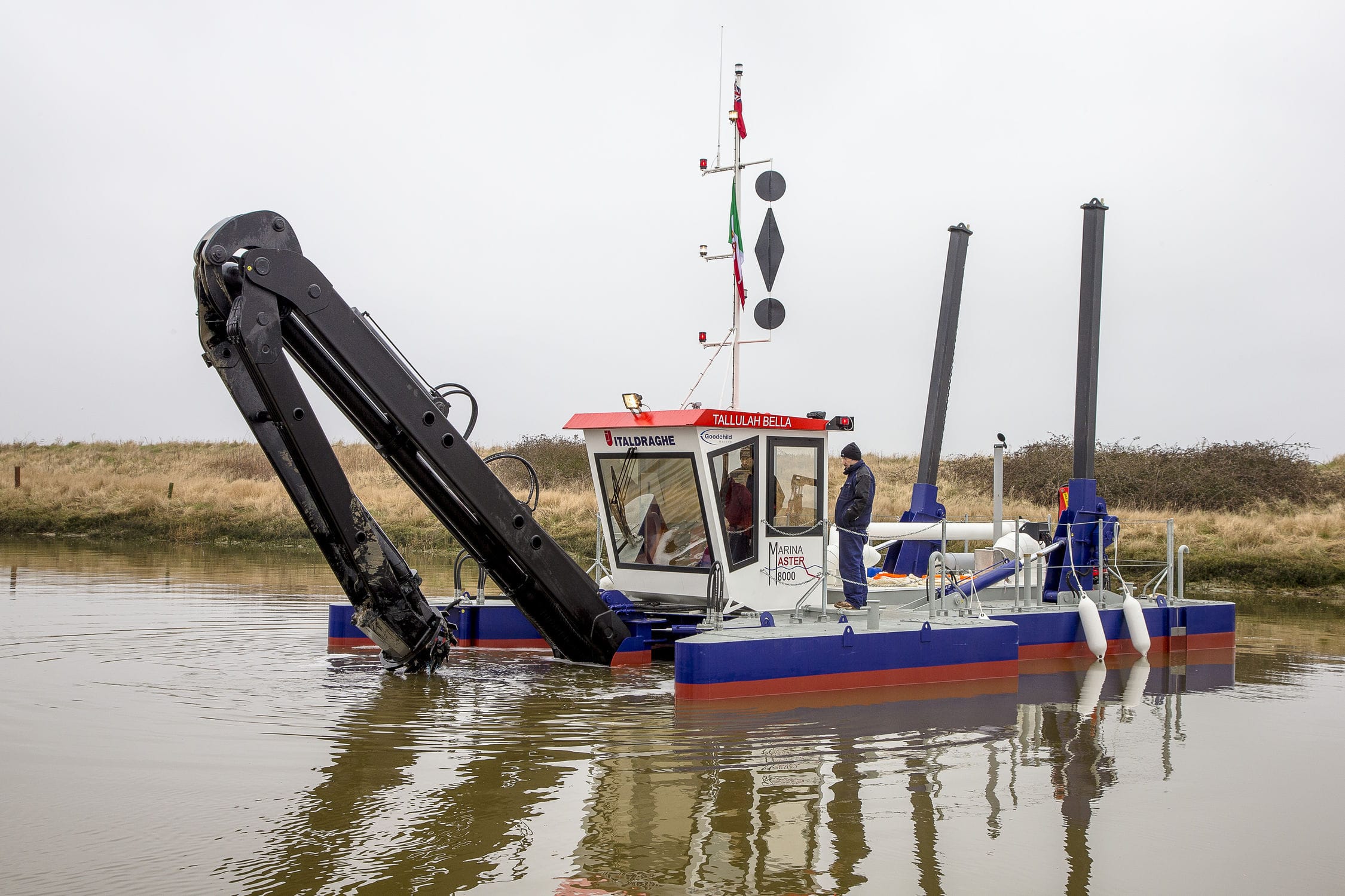 Work boat - MARINA MASTER - Italdraghe - harbor service boat / oil ...