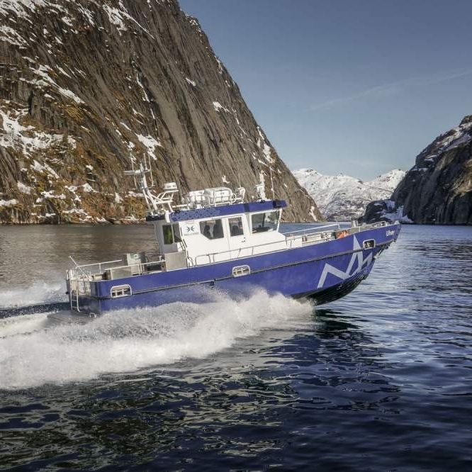 Harbor service boat - 1380 - Kewatec - inboard / diesel / aluminum