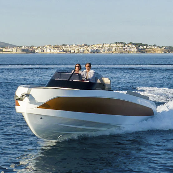 Outboard cabin cruiser - ZEPHYR900 SPACE - Zephyr boats - open / dual ...