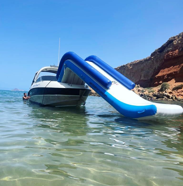 Slide water toy - WATERSPORT CONCEPT - platform / parks / bridge