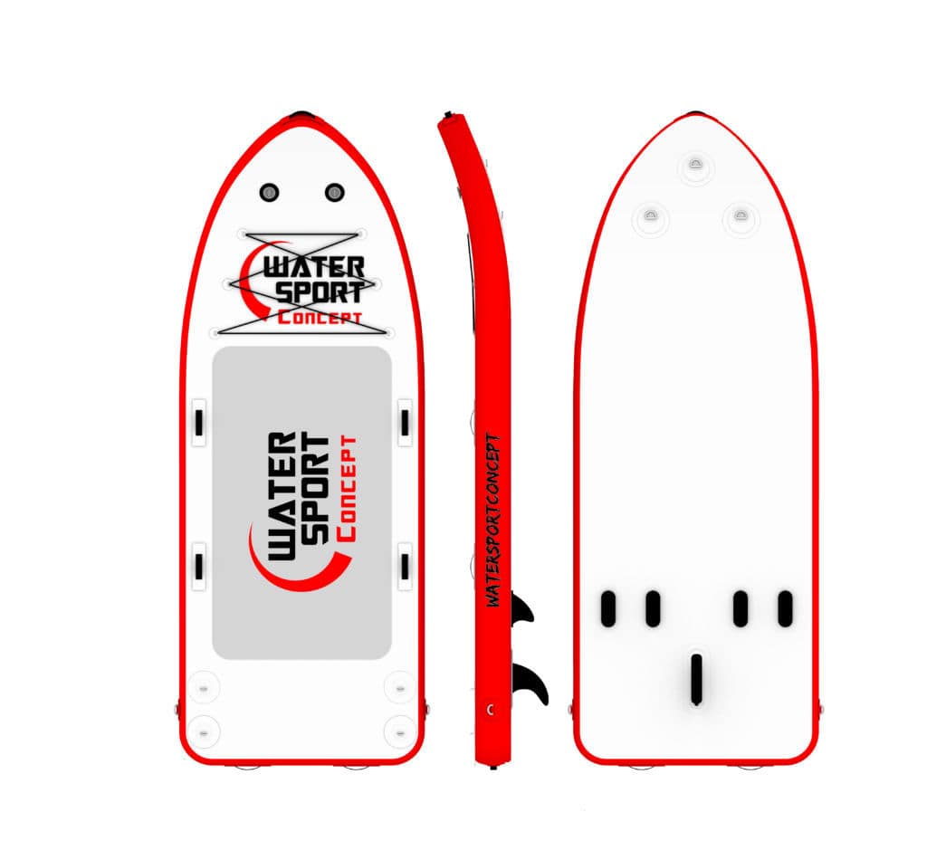 Inflatable giant stand-up paddle-board - WATERSPORT CONCEPT - all ...