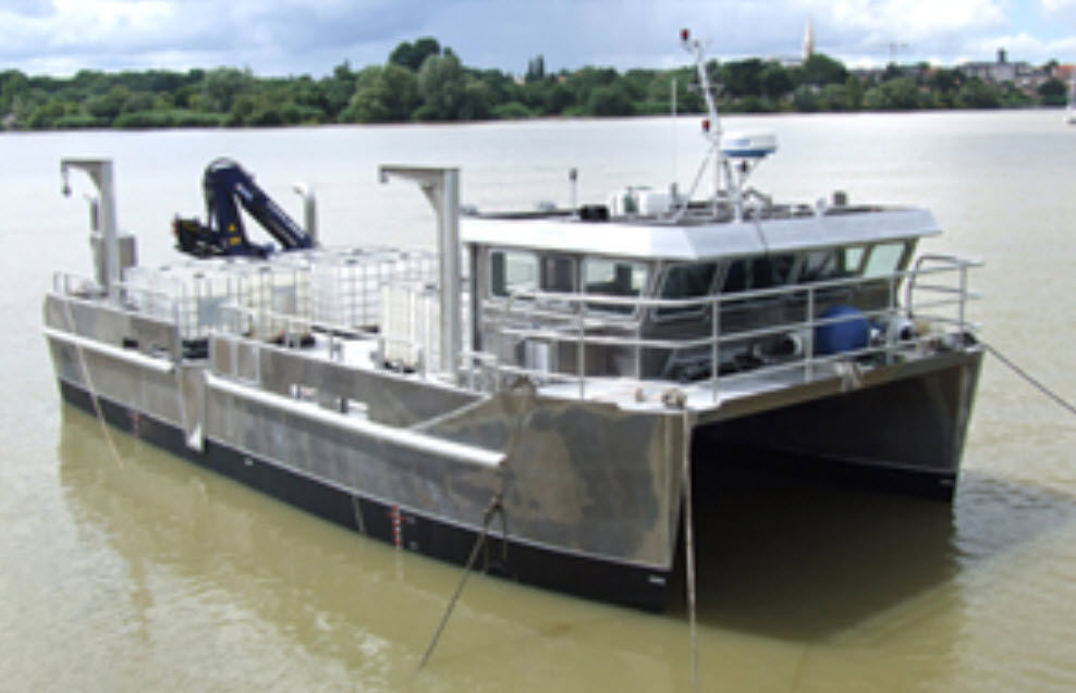 Work boat - 14m - Alumarine Shipyard - catamaran / inboard / aluminum