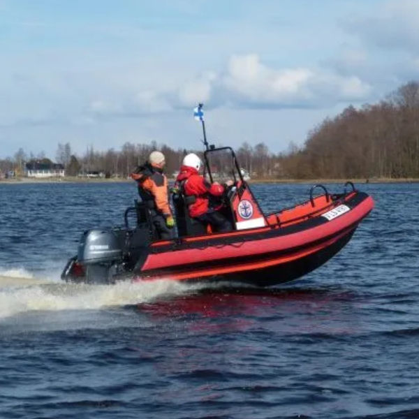 Professional rescue boat - P484 - PETOR - outboard / polyethylene ...