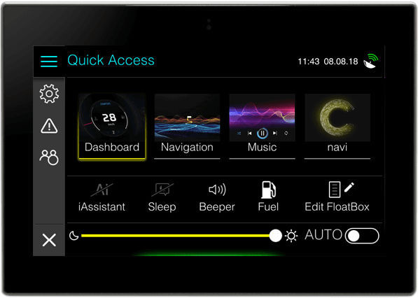 Boat display - Control display 7.0 - Rim Drive Technology - multi ...