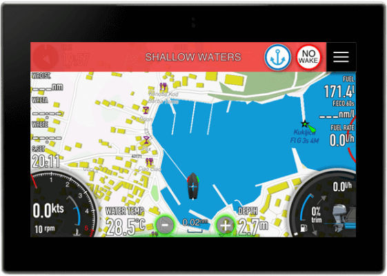 Boat display - Control display 9.0 - Rim Drive Technology - multi ...