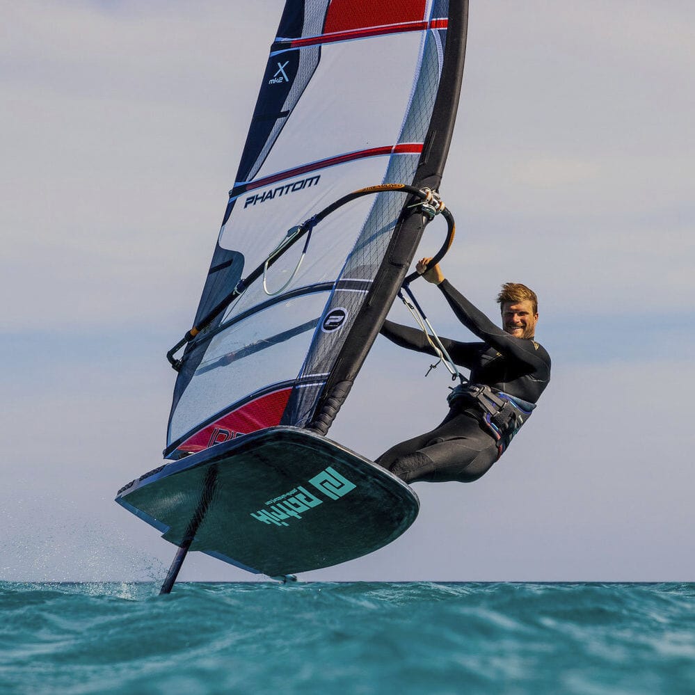 Fast windsurf sail - IRIS X mk2 - PHANTOM - freerace / 6-batten