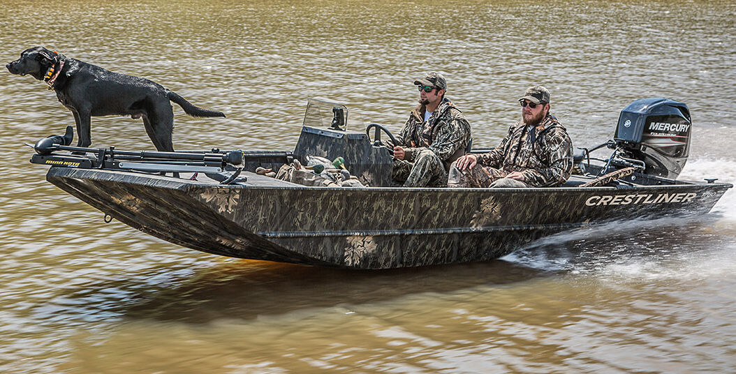 Utility boat - 1760 RETRIEVER SC - Crestliner - outboard / aluminum ...