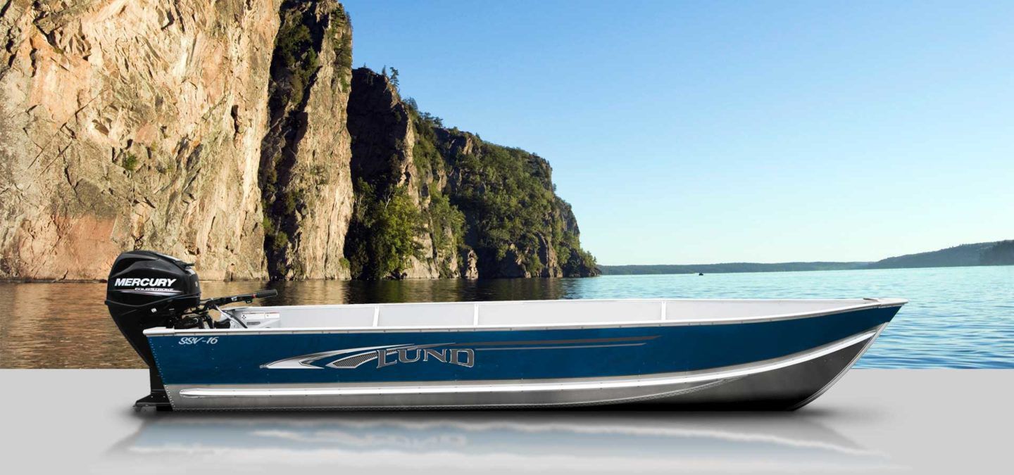 Outboard small boat - SSV-16 - Lund - sport-fishing / aluminum