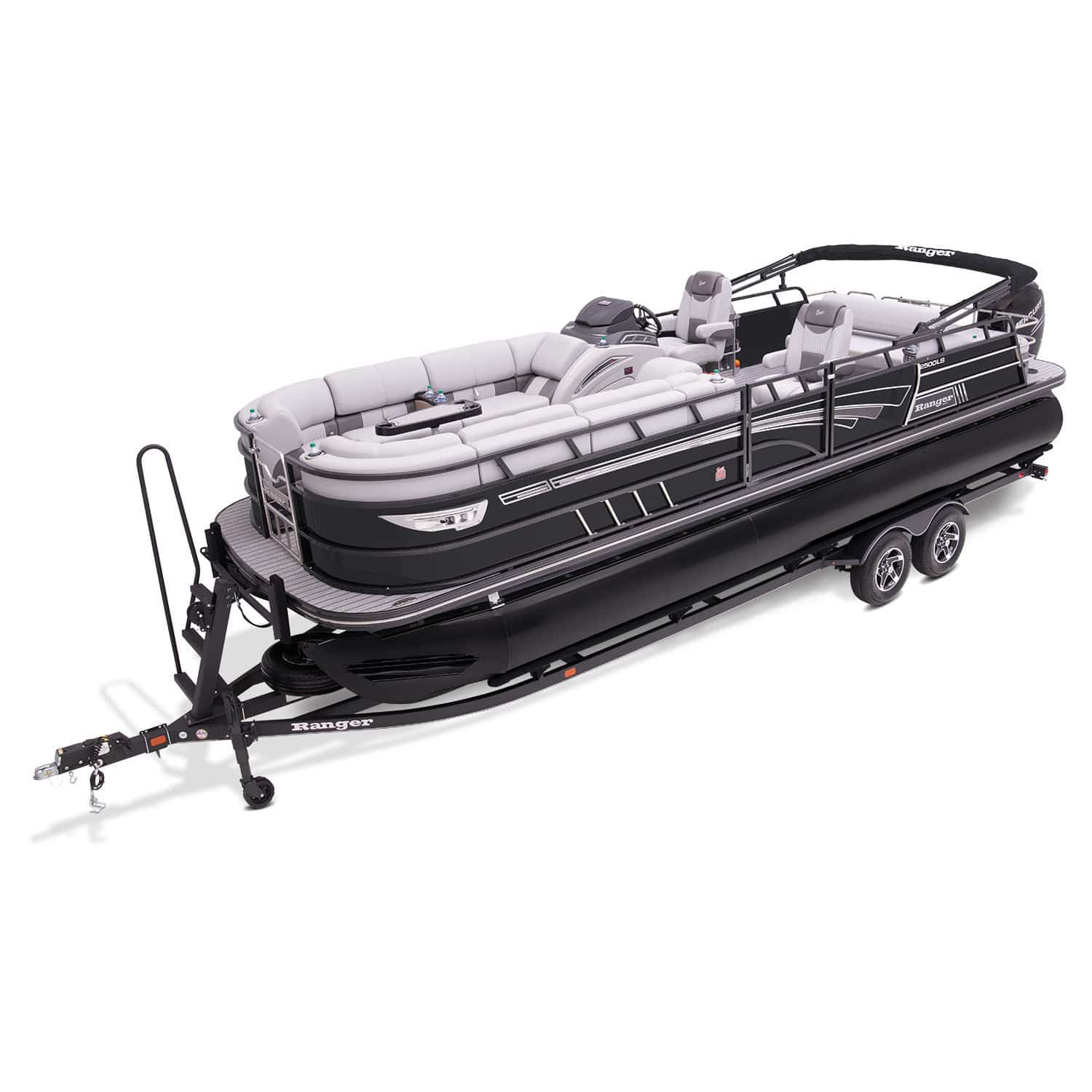 Outboard pontoon boat - 2500LS - Ranger Boats - open / side console ...
