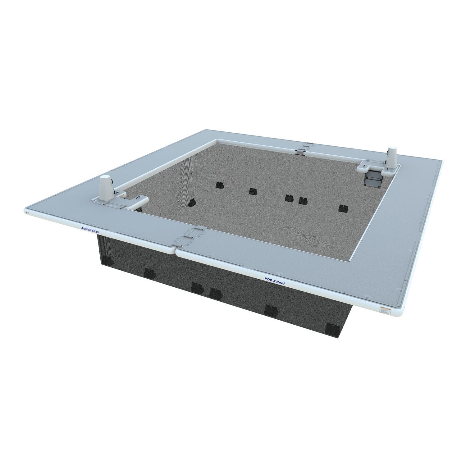 Floating swimming pool - POP 3 Yacht - AquaBanas - for yachts