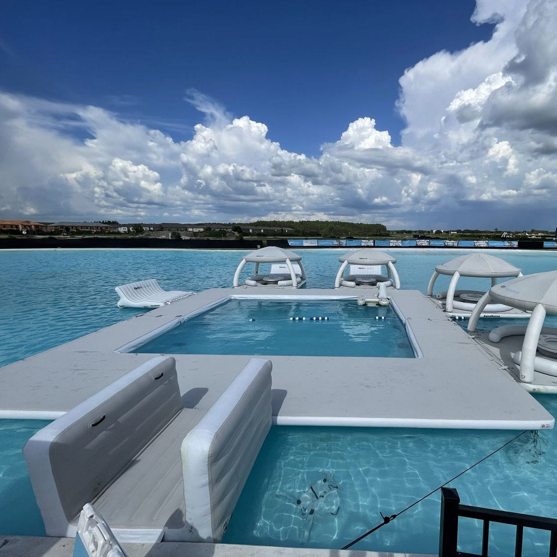 Floating swimming pool - POP 3 Pool™ - Yacht - AquaBanas - for yacht