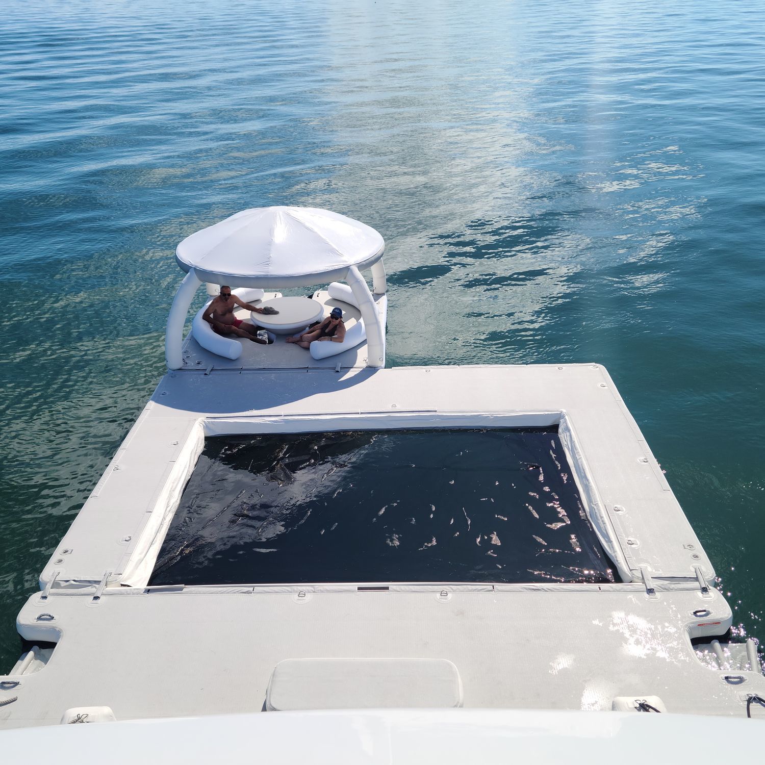 Floating swimming pool - POP 2 Pool™ - AquaBanas