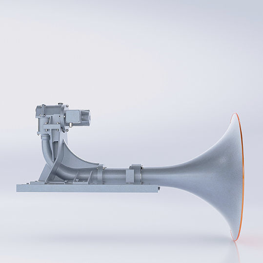 Electric piston horn - ZET-Horn 70 AC - ZÖLLNER Signal GmbH - for ships ...