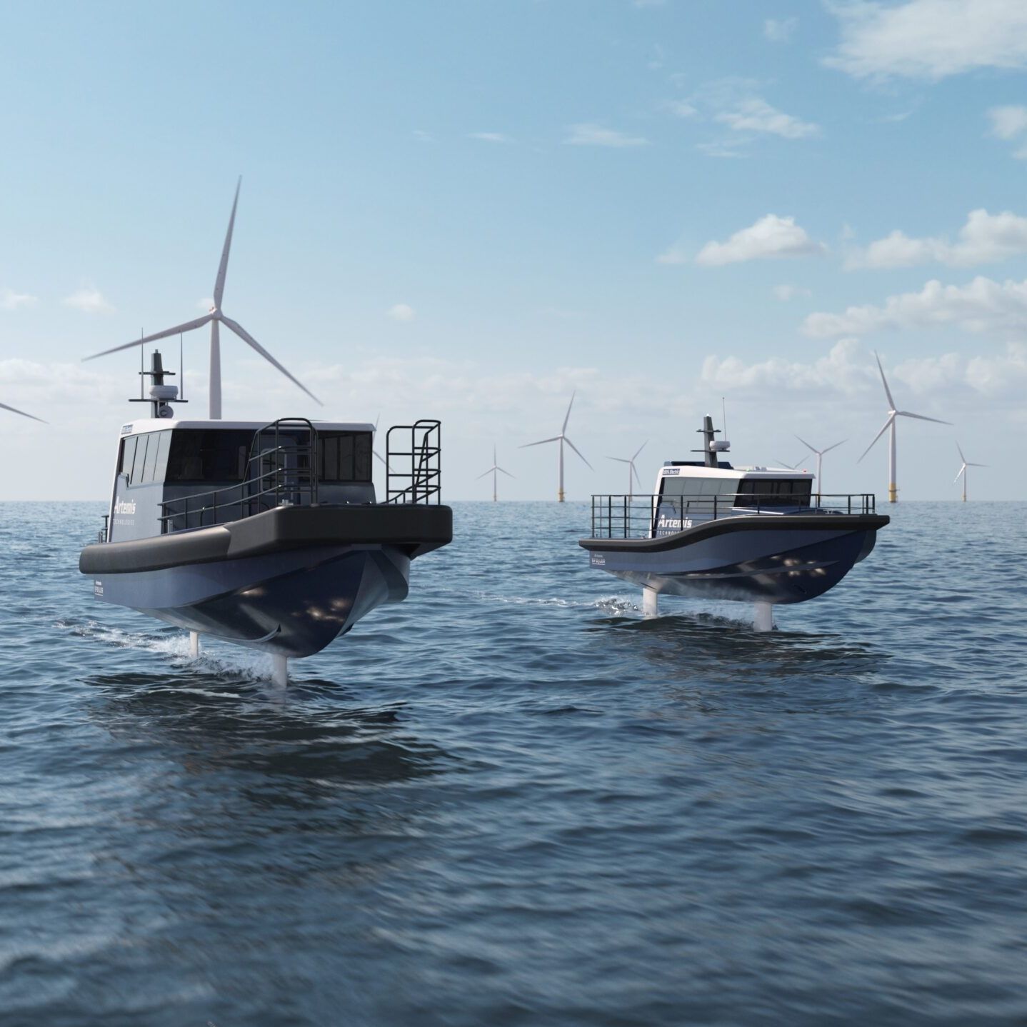 Crew boat - EF-12 CTV - Artemis Technologies - inboard / electric / carbon