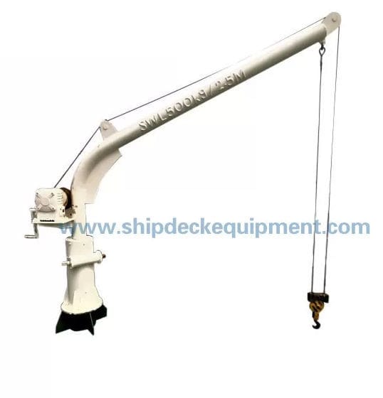 Ship davit - Zhongyuan Ship Machinery Manufacture (Group) Co., - manual / electric