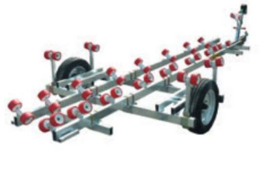 Launching trailer - CH Series - Mecanorem - for boats