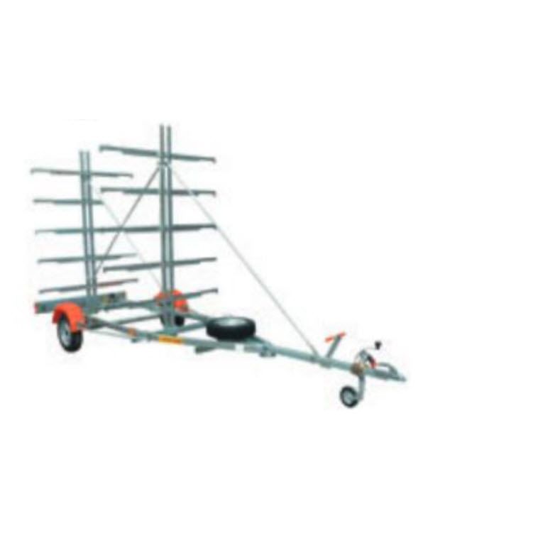 Road trailer - SERIE PCK - MECANOREM - canoe/kayak