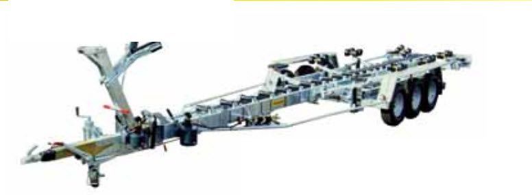 Handling trailer - TRG - MECANOREM - for shipyards / hydraulic / roller