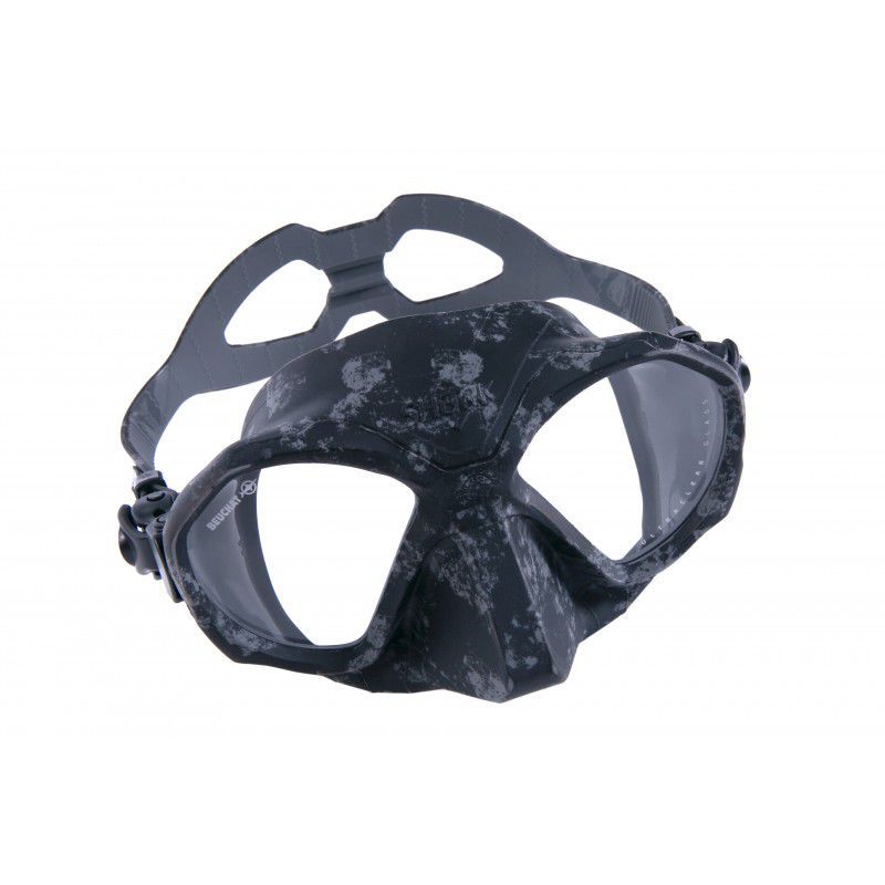 Dual-lens dive mask - SHARK CAMO - Beuchat