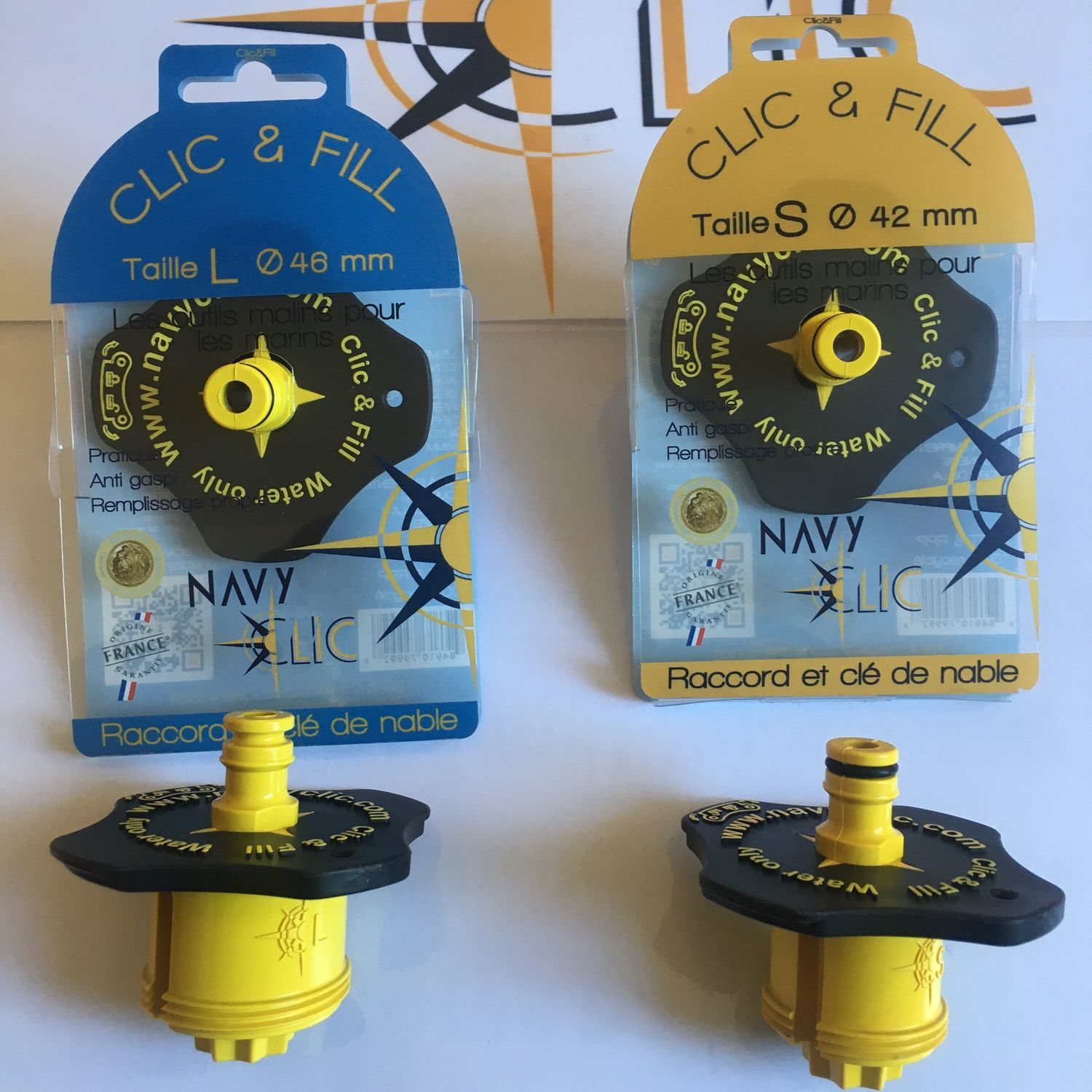 Deck fill connector - Clic & Fill - NAVY CLIC