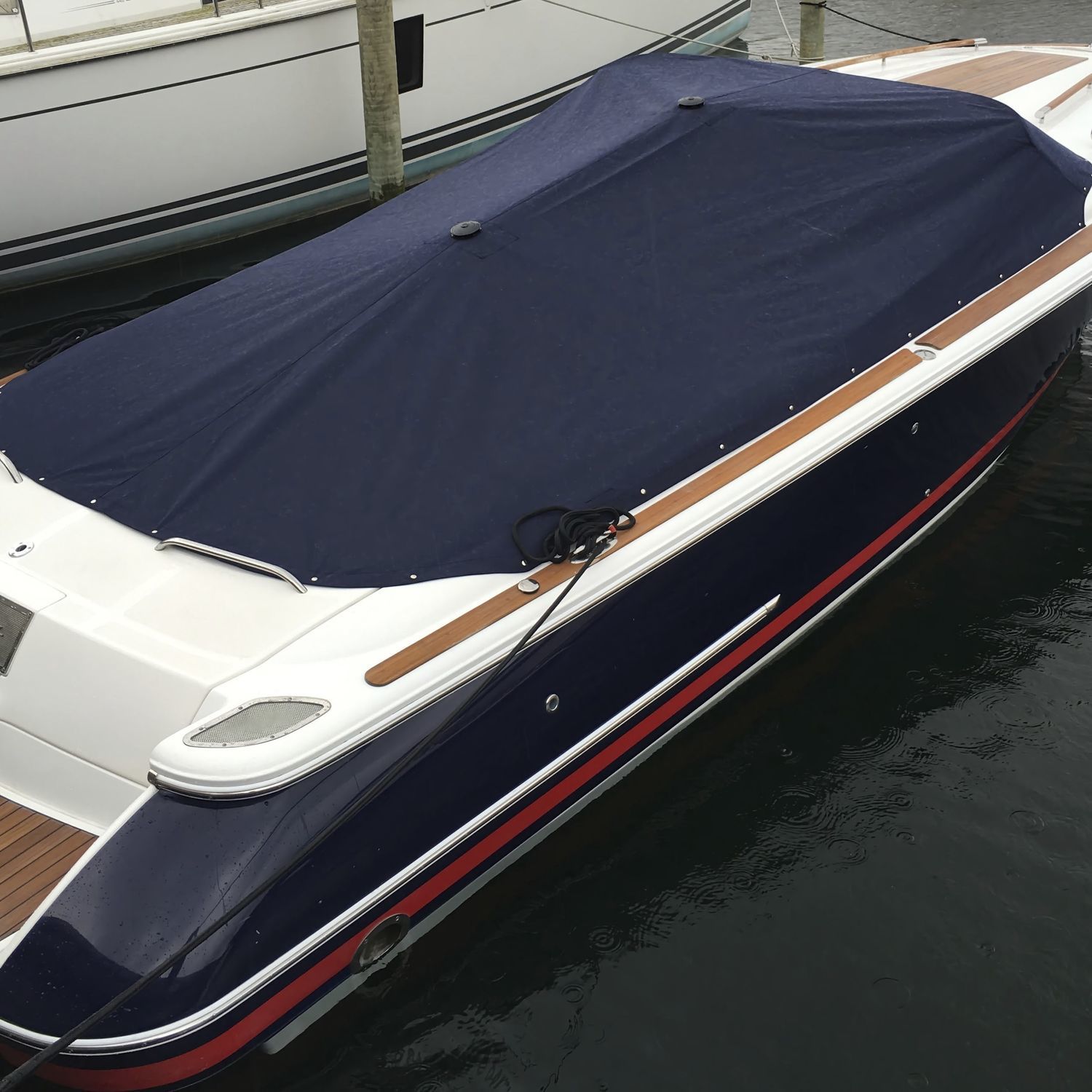 Boat protective cover - KAPELL ANNAT - board / blue