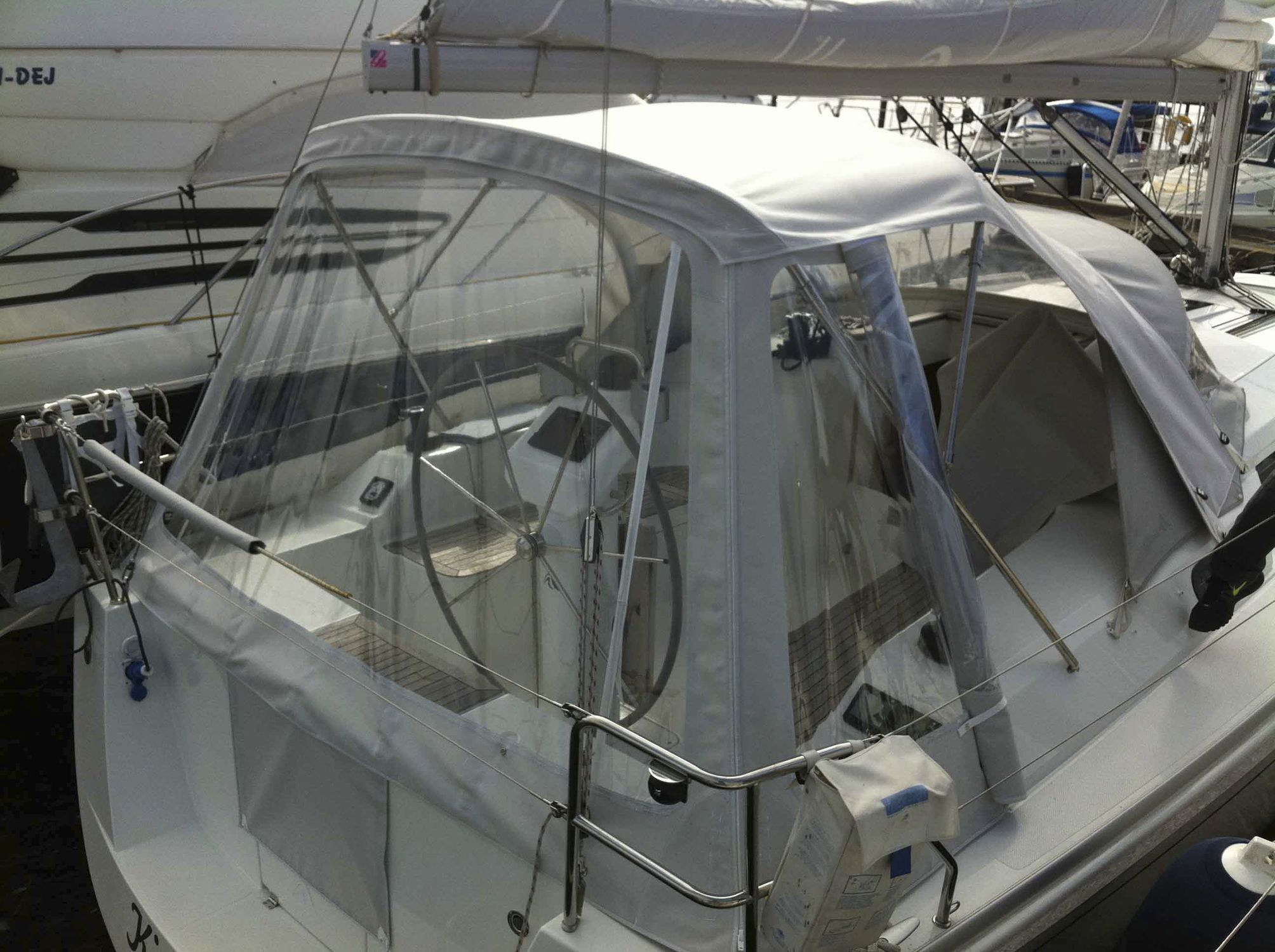 Sailboat cockpit enclosure - 355 - KAPELL ANNAT - for Hanse