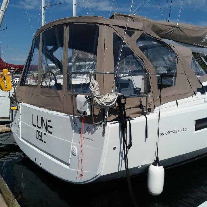 Sailboat cockpit enclosure - Sun Odyssey 410 XXL - KAPELL ANNAT - for ...
