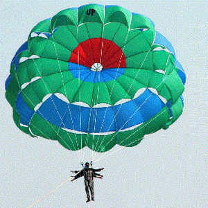 Custom parasail - ORIBA TANDEM 34 - Hovel Parasail - for high winds ...