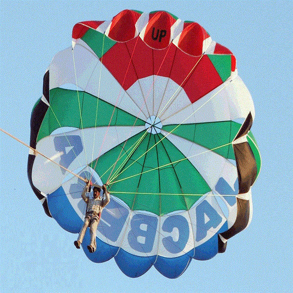 Custom parasail - SUPER JUMBO 30 - Hovel Parasail - for high winds ...