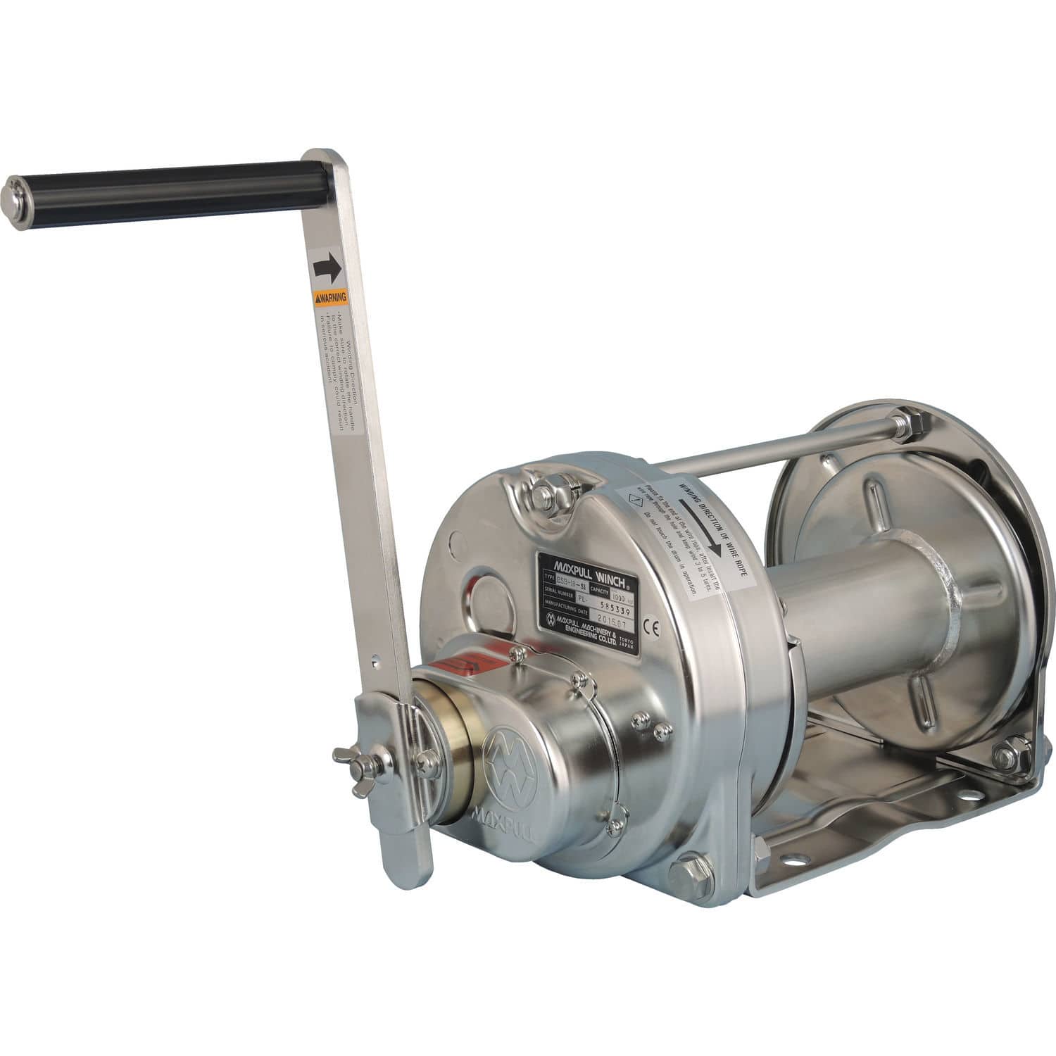 Boat winch - ESB-10-SI - MAXPULL MACHINERY & ENGINEERING CO., LTD. - for ships / for tugboats ...