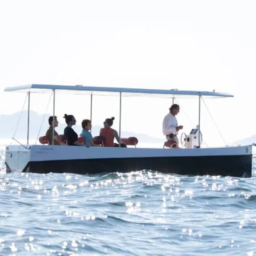 Solar electric commercial boat - LASAI 20 TR - LASAI - passenger boat ...