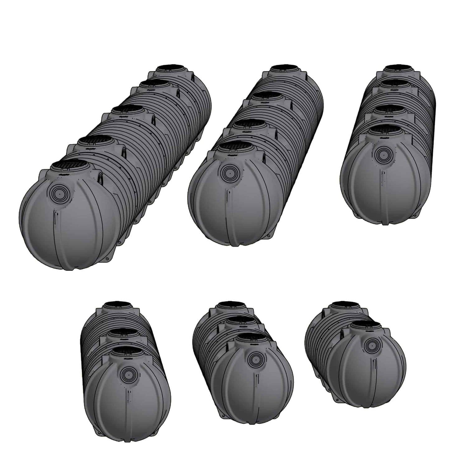 Water tank - Modular - Demo Serbatoi - temporary storage / polyethylene ...