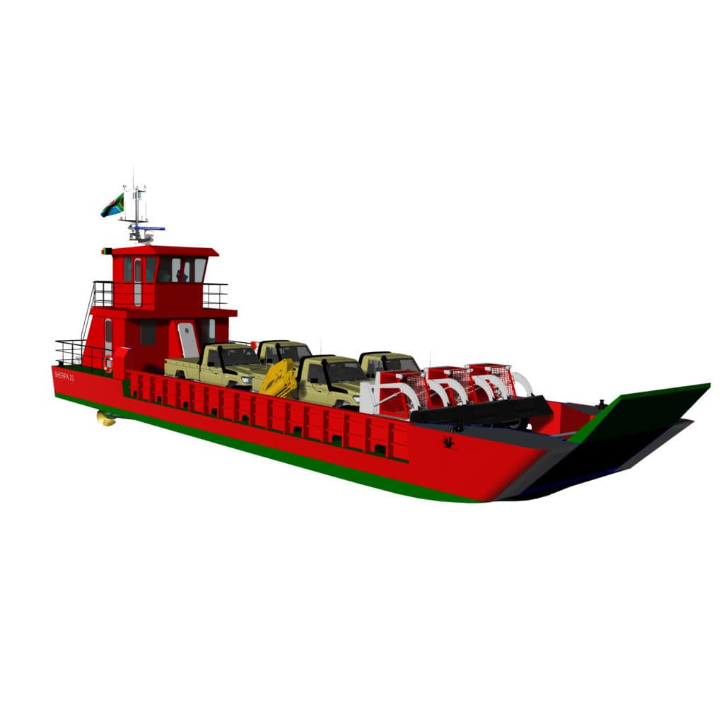 Landing craft - SHERPA 23 - KND Naval Design - inboard / outboard ...