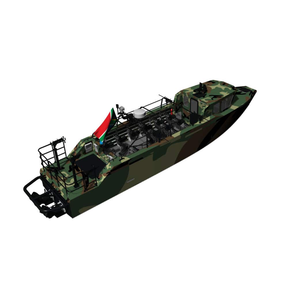 Patrol boat - SHADOWHAWK 12 - KND Naval Design - inboard waterjet ...