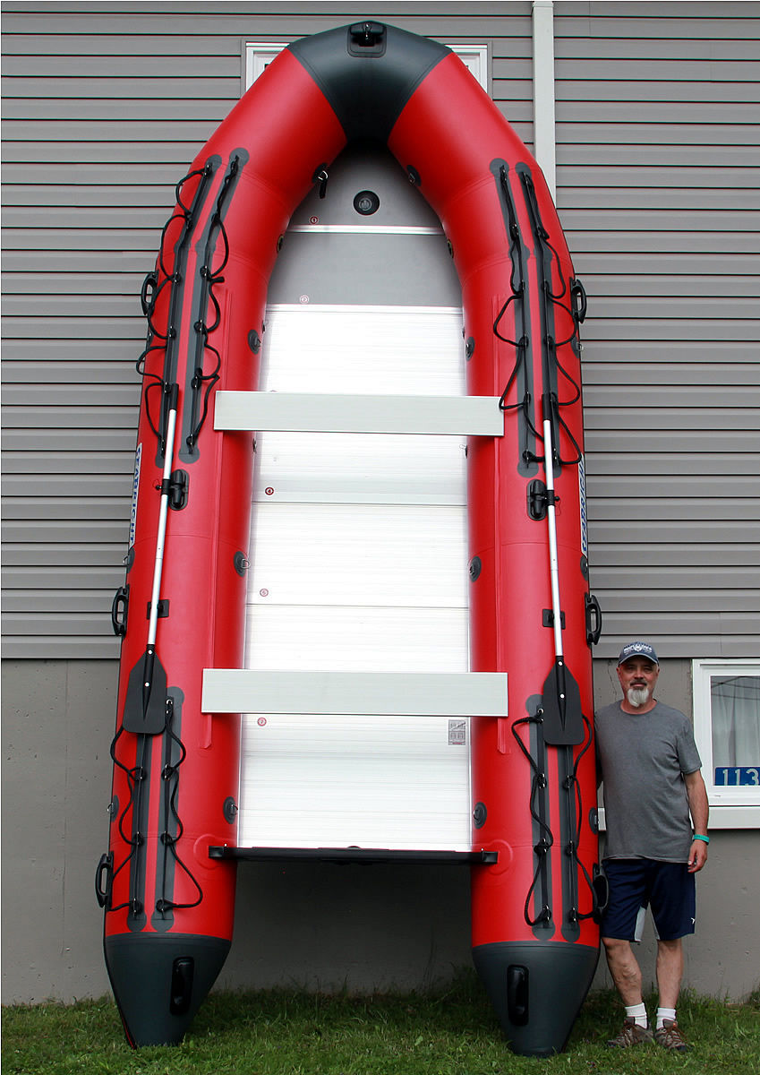 Outboard inflatable boat - 500 - Seabright - rigid / open / 10-person max.