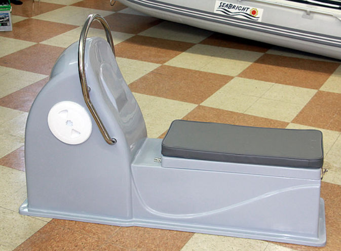 Inflatable boat steering console - HFC Console - Seabright - jockey
