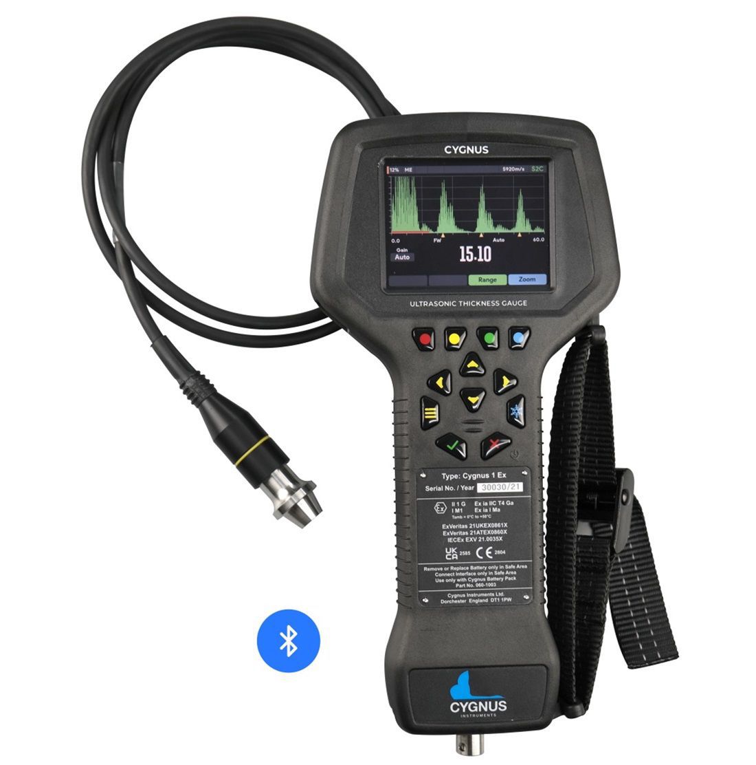 Metal thickness gauge - Cygnus 1 Ex - Cygnus Instruments Ltd ...
