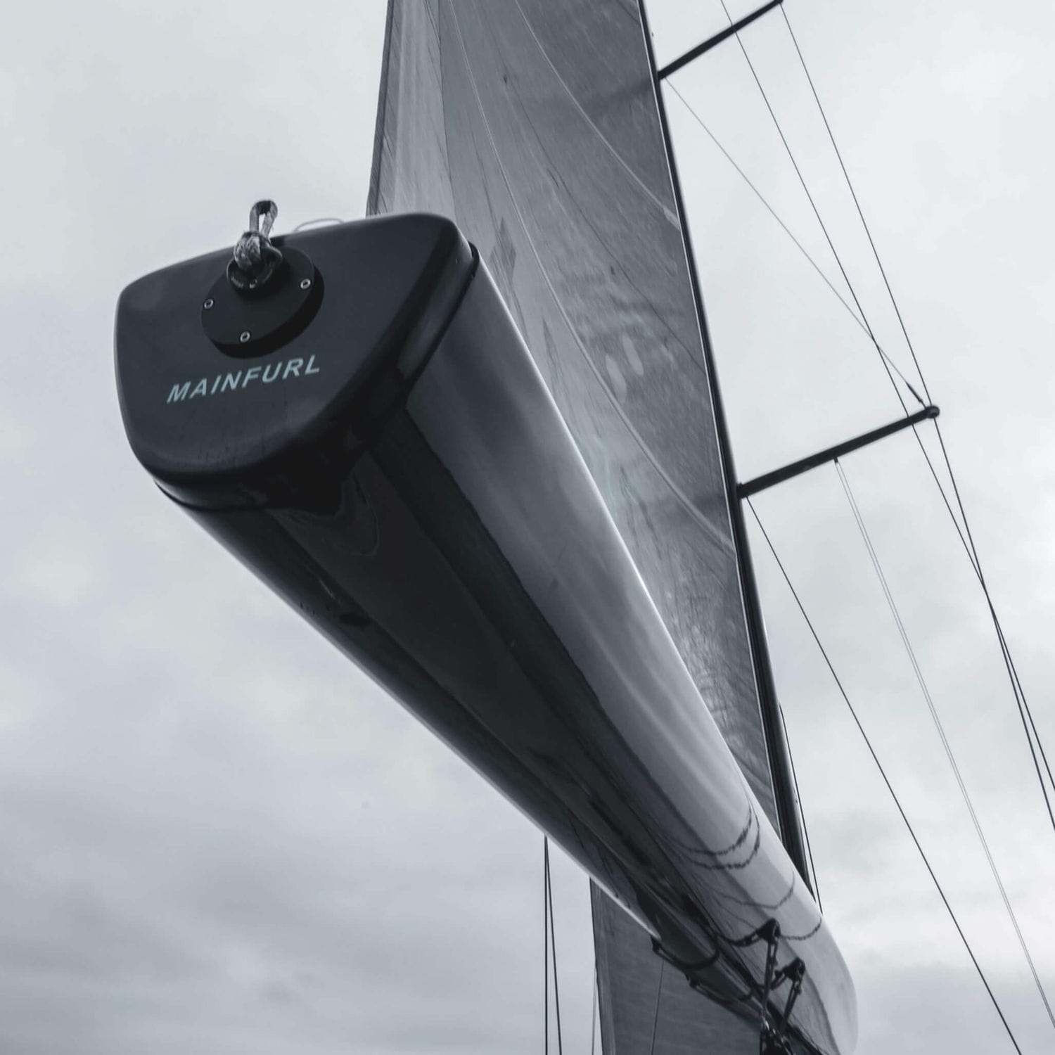 Sailboat boom - MAINFURL A/S - furling / carbon